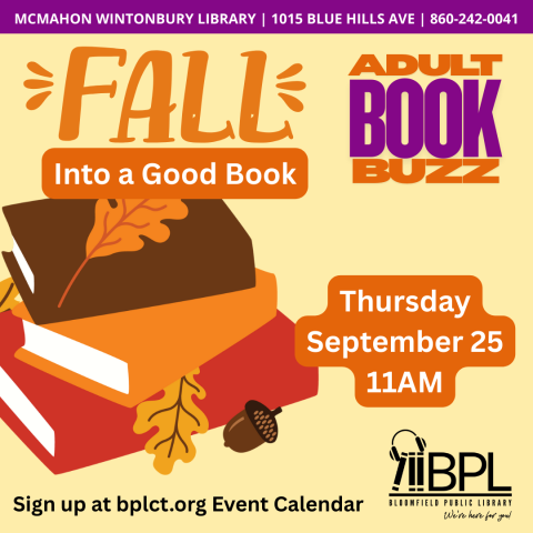 Calendar • "Fall" Into a Good Book: Adult Book Buzz (BPL Pro